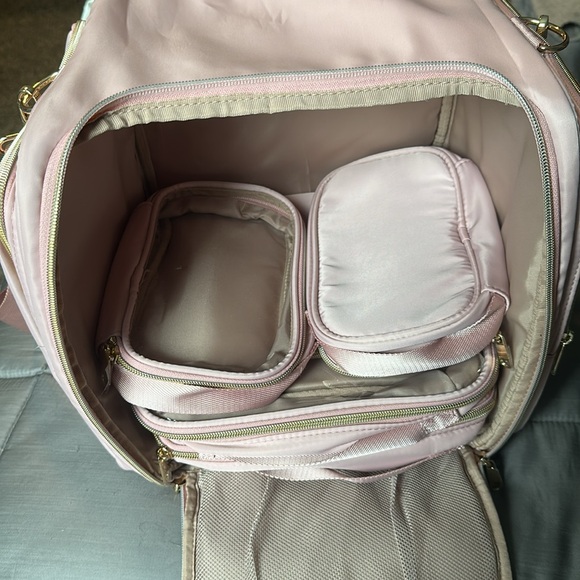 Prokva | Bags | Travel Makeup Bag Large Cosmetic Case Pink Make Up ...
